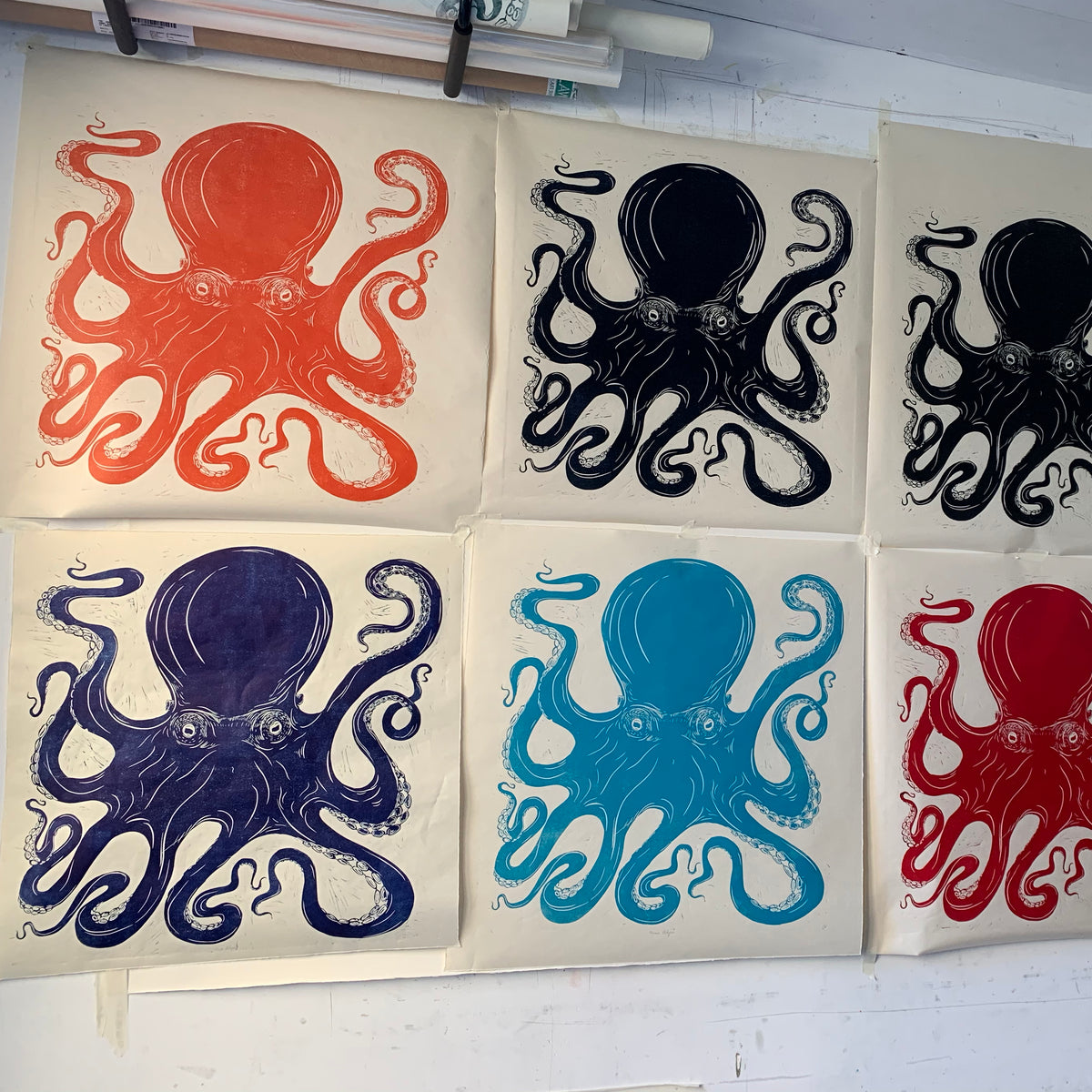 Octopus 2021 Blue – James Nunn Art