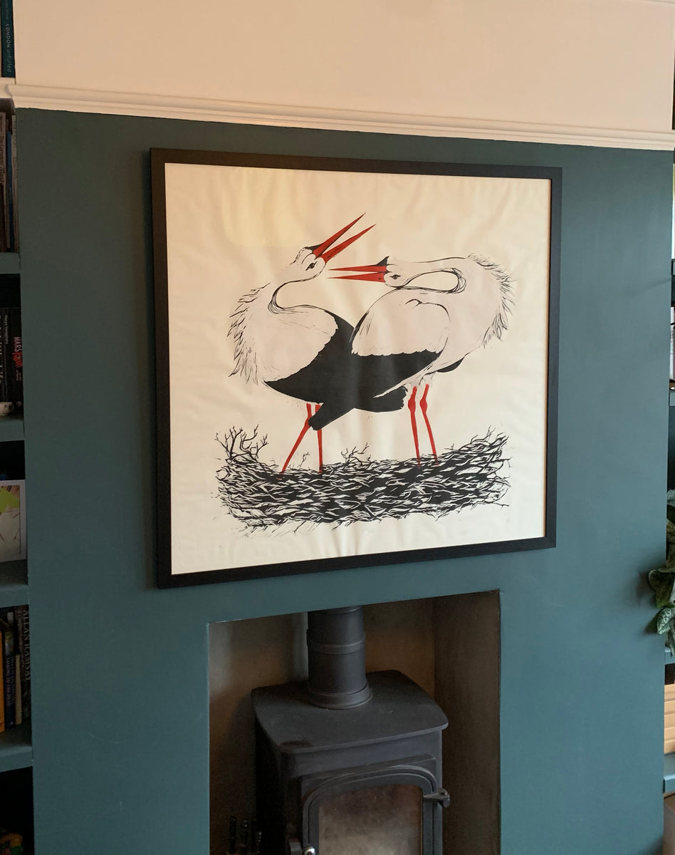 White Storks – James Nunn Art